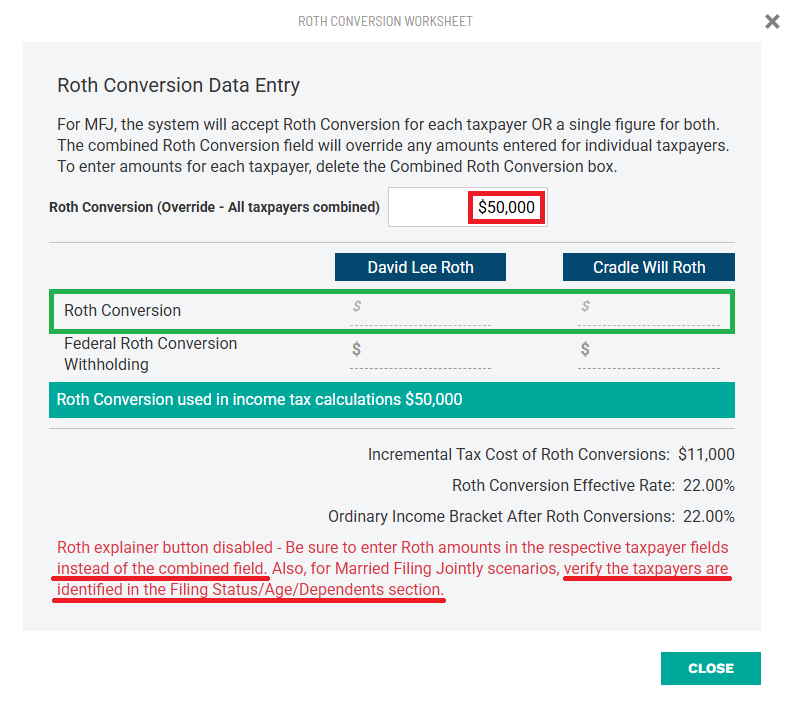 How Does the Roth Explainer Work?