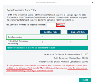 How Does the Roth Explainer Work?
