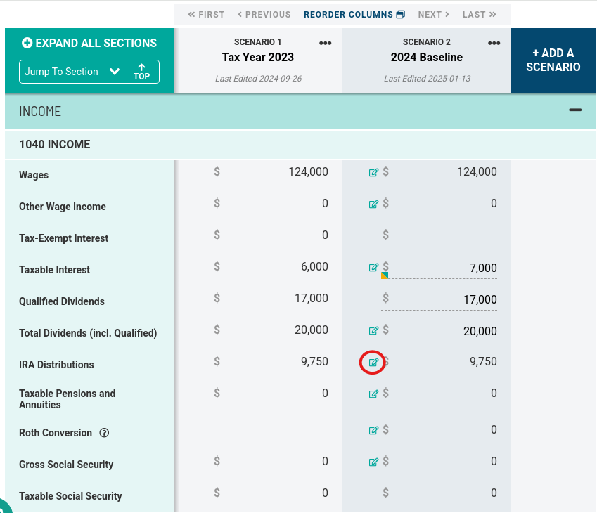 IRA, 401(k), or SEP IRA Distributions