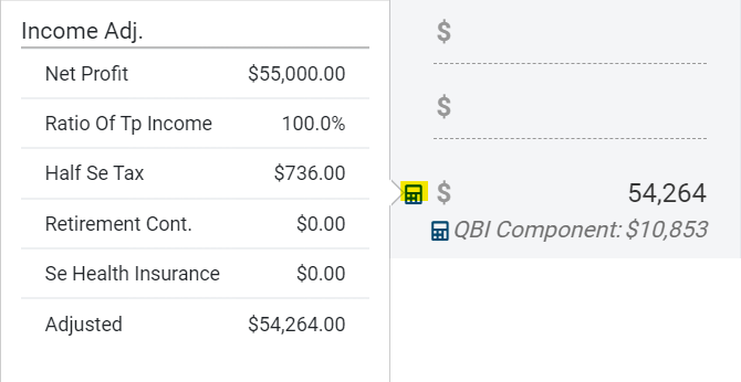 How do I model Schedule C Income?