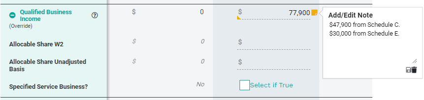 Qualified Business Income (QBI) Deduction