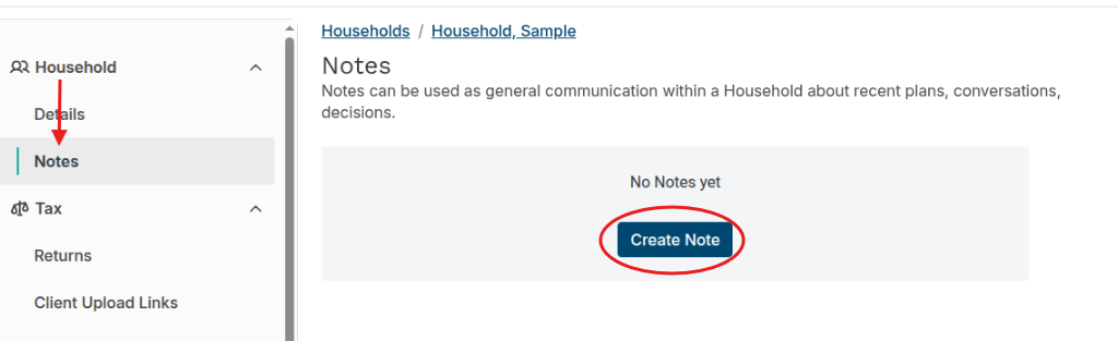 Household Notes