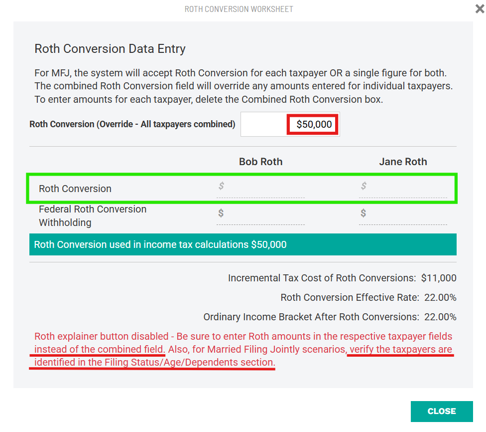How Does the Roth Explainer Work?