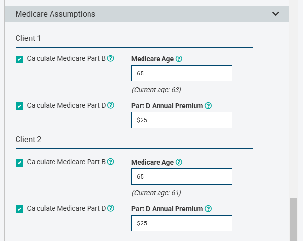 Roth Projection Tool