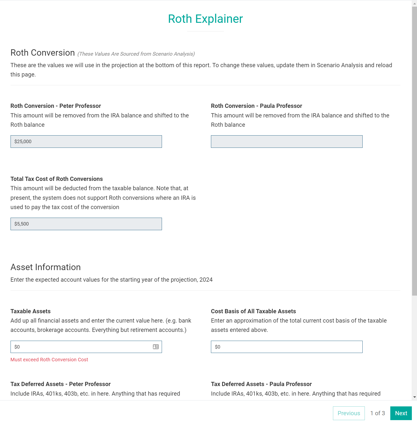 How Does the Roth Explainer Work?