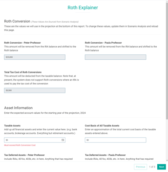 How Does the Roth Explainer Work?