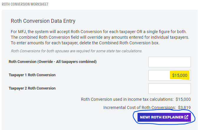 How Does the Roth Explainer Work?