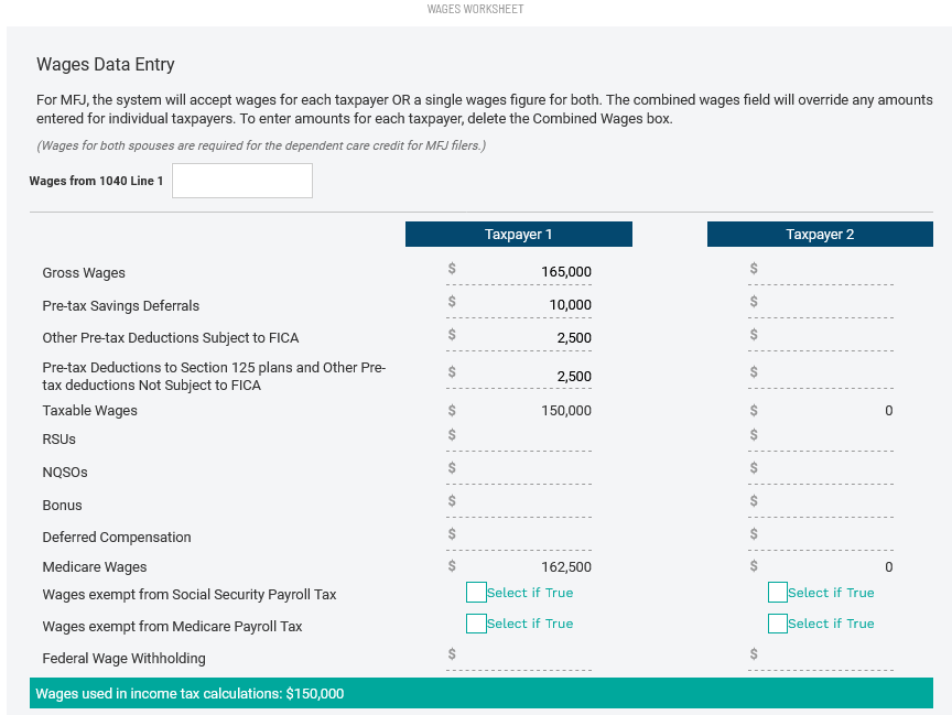 How Do I Use the Wages Worksheet?