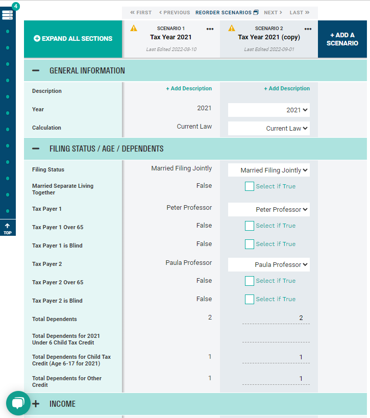 How Do I Edit Filing Status And Family Details 